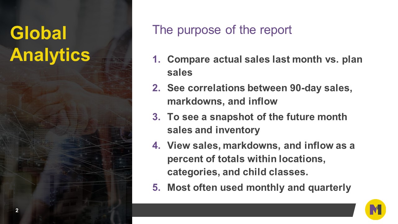 Understanding the Global Analytics Report – Retail Orbit